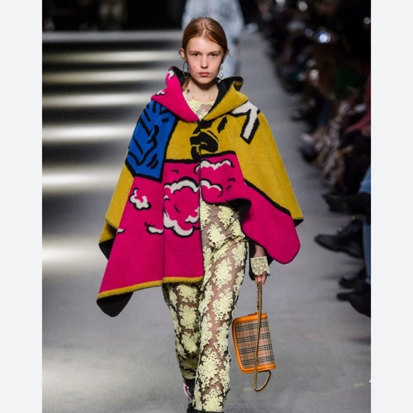Burberry | Jackets & Coats | Burberry Prorsum Runway Sherpa Hooded Cape ...